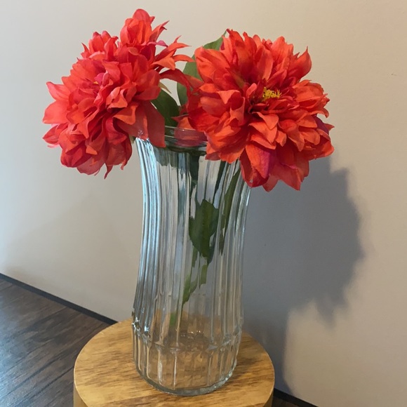 Syndicate Sales | Accents | Clear Hoosier Glass Flower Vase | Poshmark